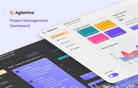 AgileHive Project Management Dashboard On Behance