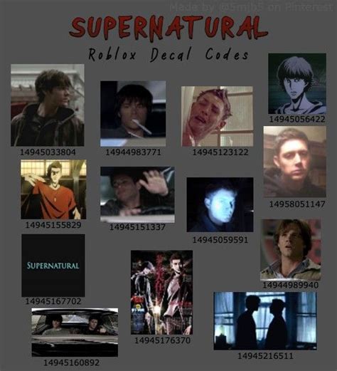 Supernatural Roblox Decal Codes Roblox Image Ids Roblox Pictures Royale High Journal Ideas