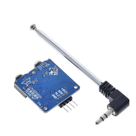 Tea5767 Fm Stereo Radio Module For Arduino 76 108mhz With Free Antenna Reverse Polarity