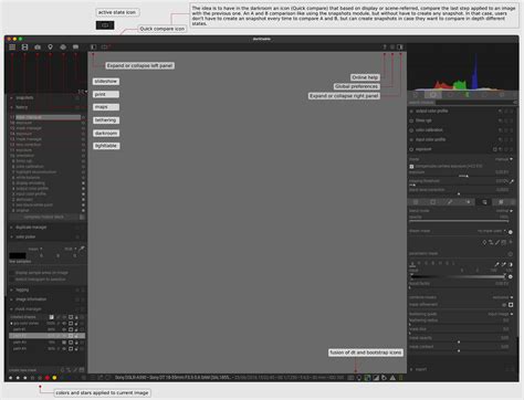 before and after tool for darktable darktable