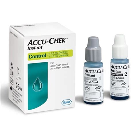 Buy Accu Chek Instant Control Solution 2 X 25ml Dock Pharmacy