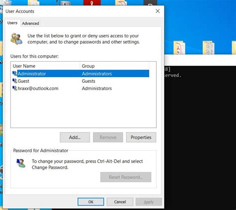 In My User Profile No Dialog Tab Users Must Enter User Name And