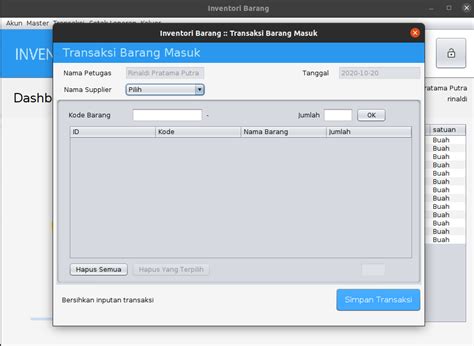 Aplikasi Inventori Barang Dengan Java Dan IDE Apache NetBeans Rinaldi Pratama Blog