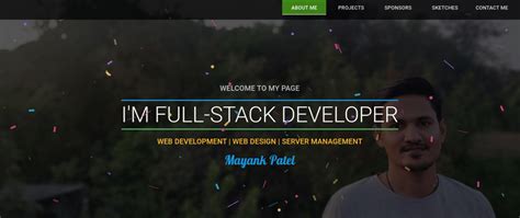Personal Website Made Using Vuejs And Quasar Framework Dev Community