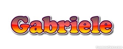 Gabriele Logo Free Name Design Tool Von Flaming Text