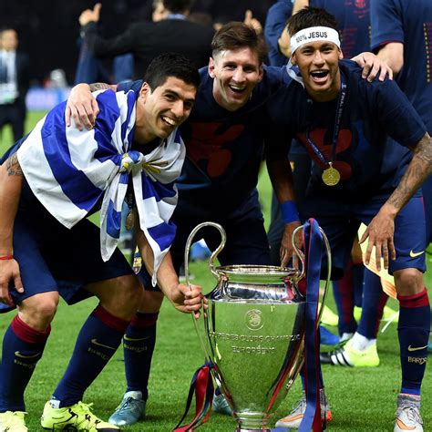 Messi And Neymar And Suarez