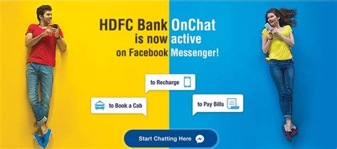 Hdfc Unveils ‘onchat Chatbot For Bill Payments Mobile Recharge And