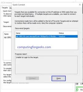 Configure ISCSI Initiator On Windows Server 2019 ComputingForGeeks