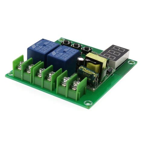 V Dual Relay Control Board Delay Switch Module Two Outputs Programming Alexnld Com