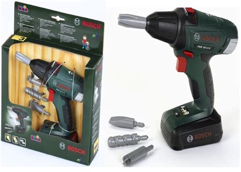 Buy Bosch Cordless Drill Screwdriver Ages 3 Toy Build Play Bits Rotate