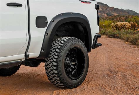 Rough Country F C12211 Gba Rc Pocket Fender Flares Gba Black Custom