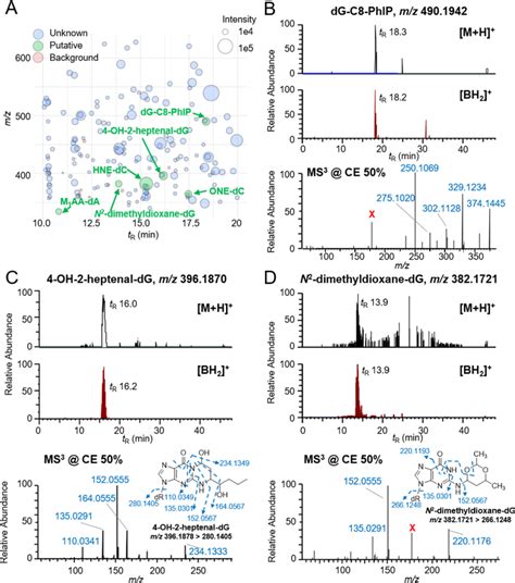 Figure 6 From Comprehensive Analysis Of Dna Adducts Using Data Independent Wsim Ms2 Acquisition