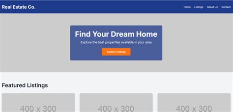 next js tailwind css free real estate template therichpost