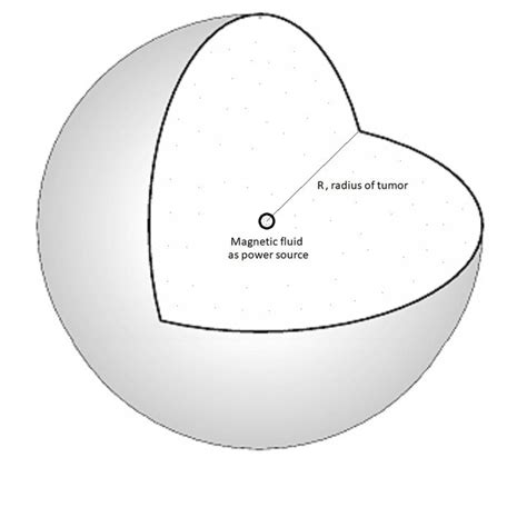 spherical approximation of tumor mass figure 3 gaussian distributed