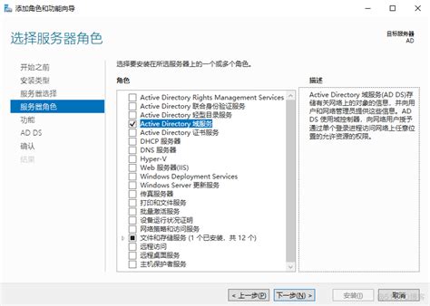 windows server 2022 安装 active directory域服务 51cto博客 active directory域服务当前