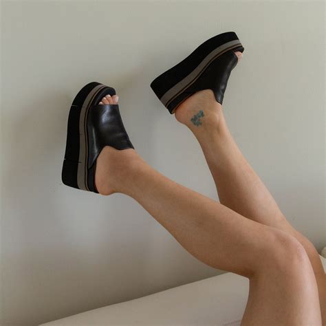 Flow In Black Wedge Sandals Womens Shoes By Naked Feet Nakedfeet Shoes
