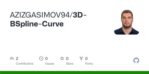 GitHub AZIZGASIMOV D BSpline Curve