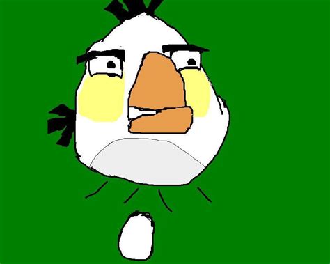 Angry Bird Egg Bomber White Drawing By Jabrielhawk Dragoart