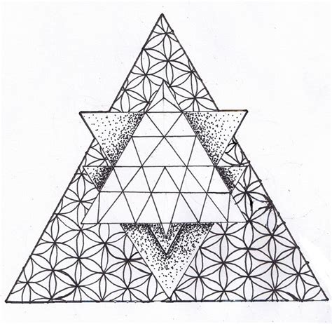 Triangles Erica S Drawing Drawings Illustration Abstract Geometric ArtPal