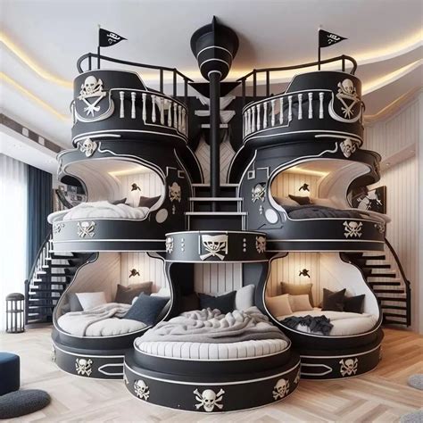 The Pirate Ship Shaped Bunk Bed A Treasure Of Unique And Imaginative