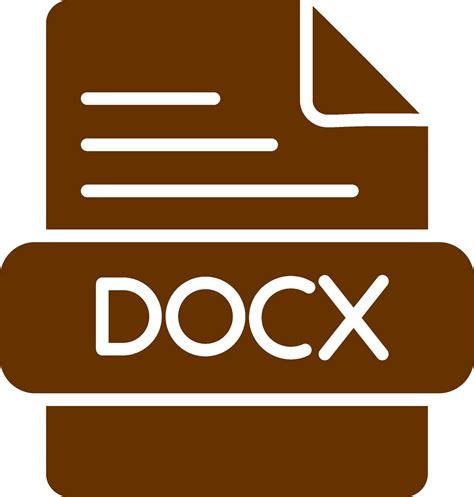 Docx Vector Icon 42265309 Vector Art At Vecteezy