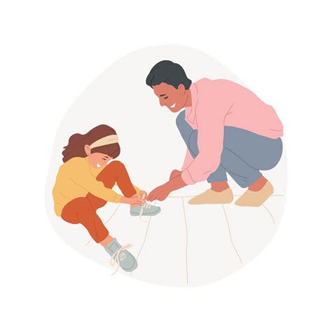 Tying Shoes Clipart
