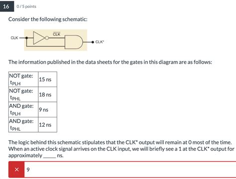 Solved Consider The Following Schematic The Information