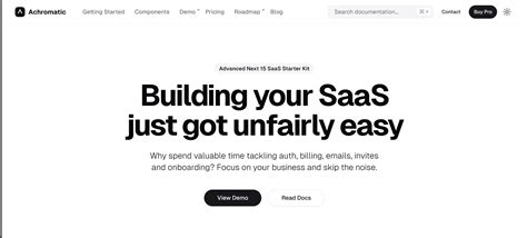 achromatic boilerplate buildkits