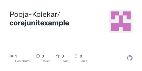 Github Pooja Kolekarcorejunitexample