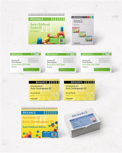 Brigance Screens Iii Complete Assessment Kit 3 5 Yrs Hawker