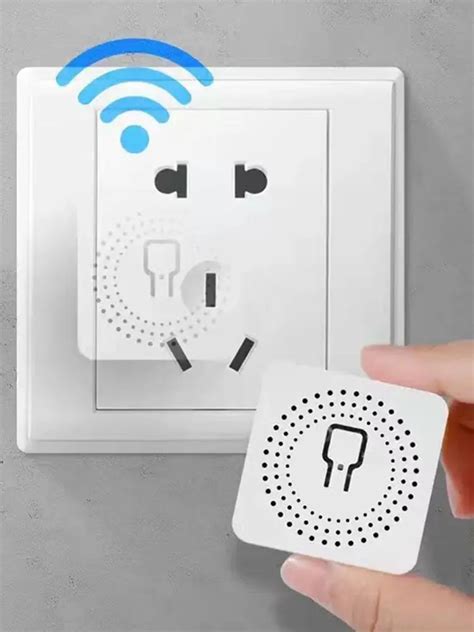 A Toodle WIFI Mini Smart Switch Bluetooth WIFI Dual Mode Switch Smart Home Automation Device