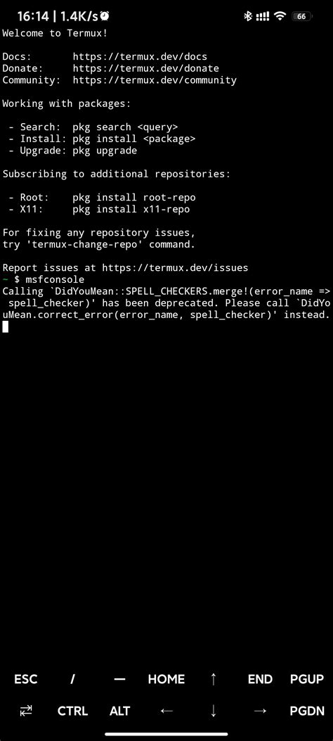 Msfconsole Not Found · Issue 221 · Gushmazukometasploitintermux