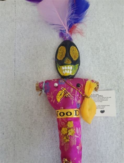 Pink Clay Head Voodoo Doll Voodoo Doll New Orleans Voodoo Other