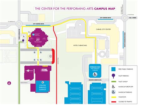 Directions And Parking The Center For The Performing Arts