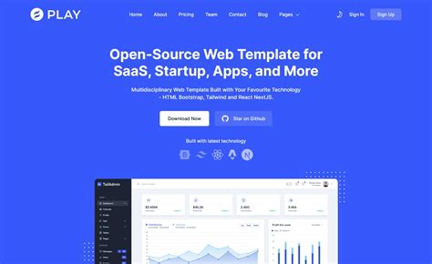Play Free Tailwind Css Business And Corporate Template Themewagon