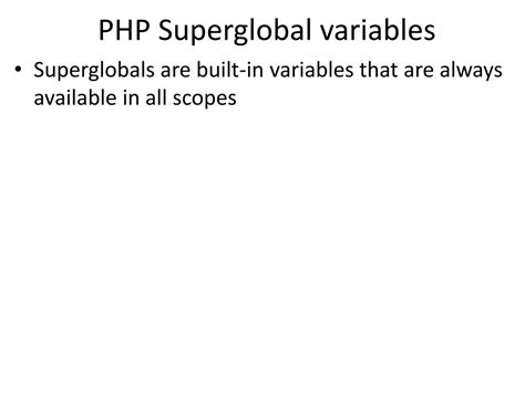 Ppt Server Side Scripting With Php Powerpoint Presentation Free