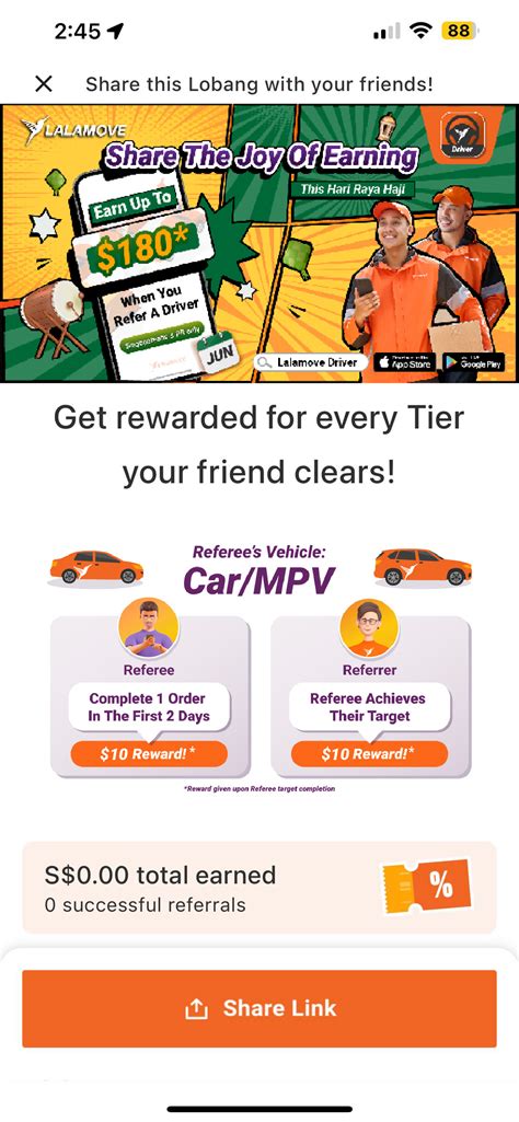 Lalamove Singapore Driver Referral Program Refer A Friend