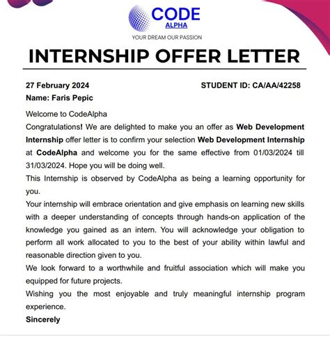 Faris Pepic On Linkedin Codealpha Codealphainternship