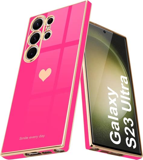 Amazon Com Teageo For Samsung Galaxy S Ultra Case For Women Girl Cute Love Heart Luxury Soft