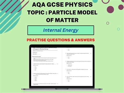 Aqa Gcse Physics Internal Energy Revision Questions And Answers