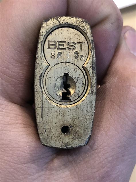 Intricate Warding On This Best Lock My Coworker Gave Me To Try To Pick Cant Find Information