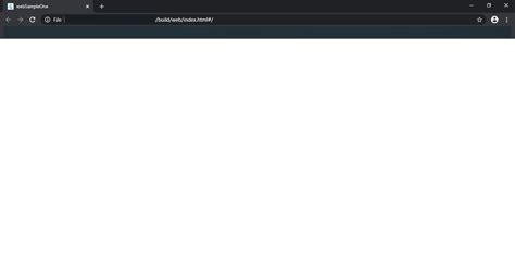 Flutter Web App Built Successfully But Is Not Displayed In The Browser Issue Flutter