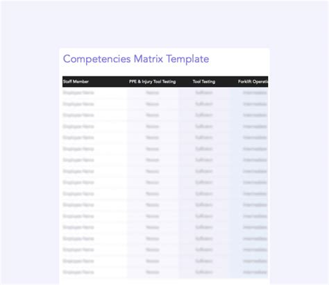 Competency Matrix Template Download Now From Cloud Assess Competency Matrix Template Download Now From Cloud Assess