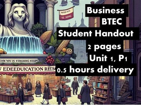 Btec Business Unit 1 Element P1 Guide To Structuring Your Answer