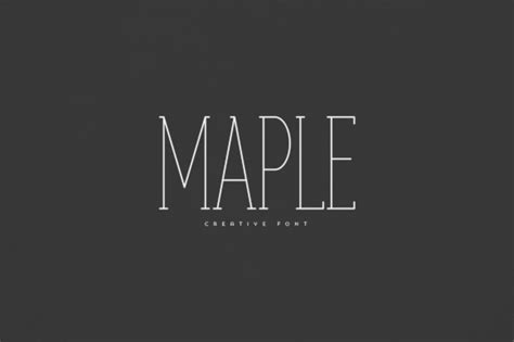 Maple Font Font Canyon