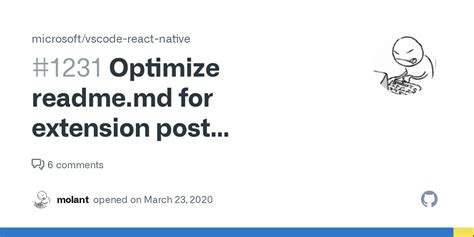 Optimize Readmemd For Extension Post Installation Instructions · Issue
