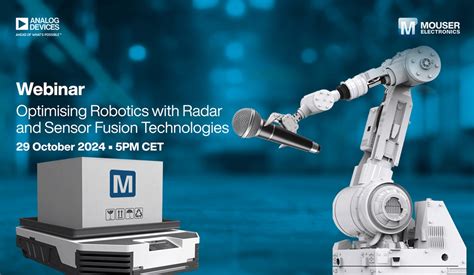 Webinar Optimising Robotics With Radar And Sensor Fusion Technologies