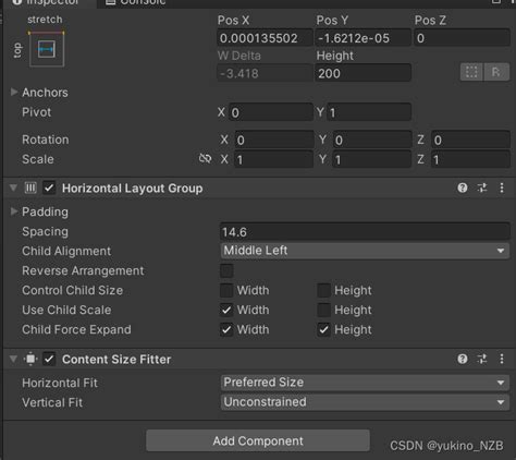 unity ui内容大小控制器 content size fitter unity content size fitter csdn博客