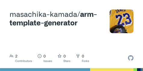 Github Masachika Kamadaarm Template Generator