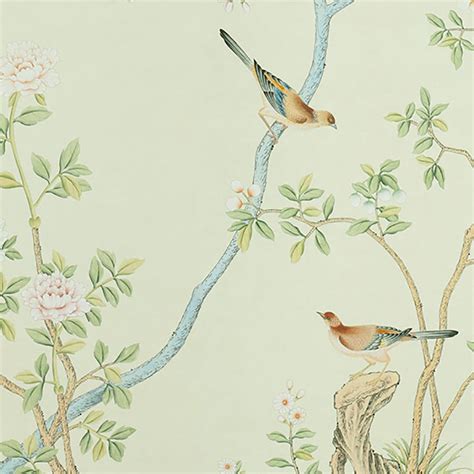 Обои ручная роспись Badminton Celadon по цене 22 100 руб купить в Москве с доставкой по России